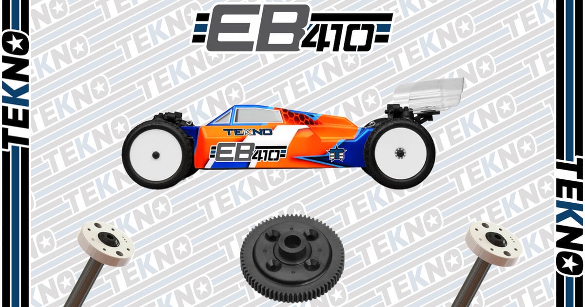 Tekno EB410 Kits, Option Pistons and 70T Spur Gear Now Available ...
