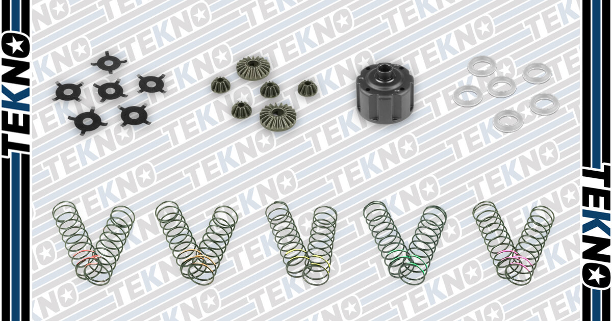 Boost Performance with New Tekno RC Shock Springs & Differential Parts