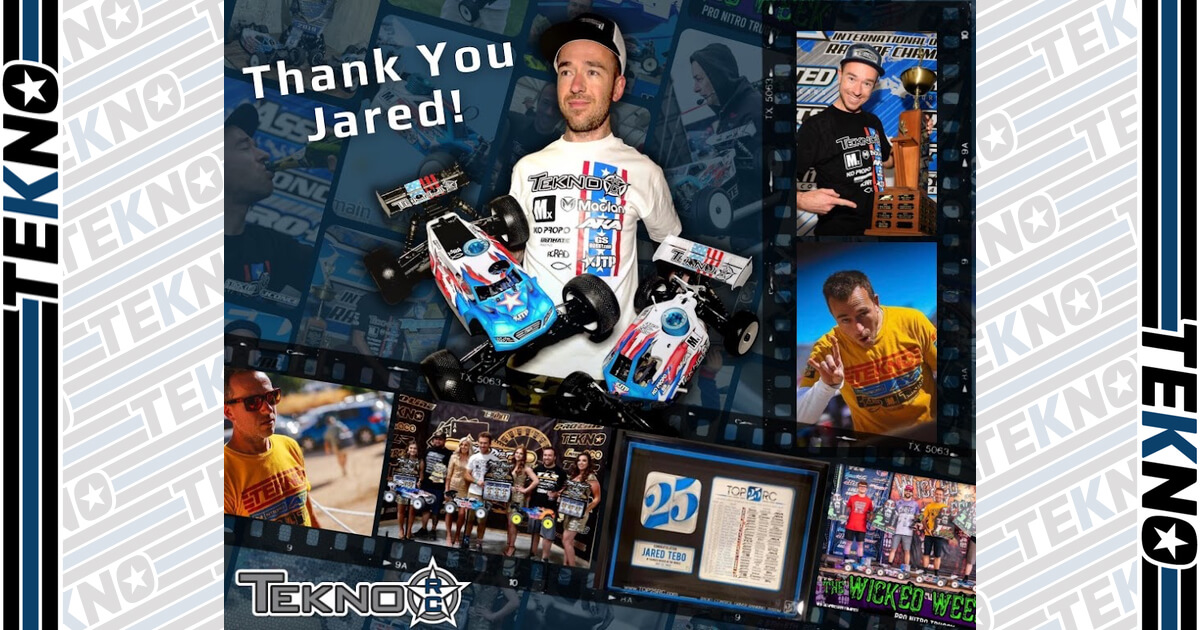 Celebrating Jared Tebo's Successful Years with Tekno RC